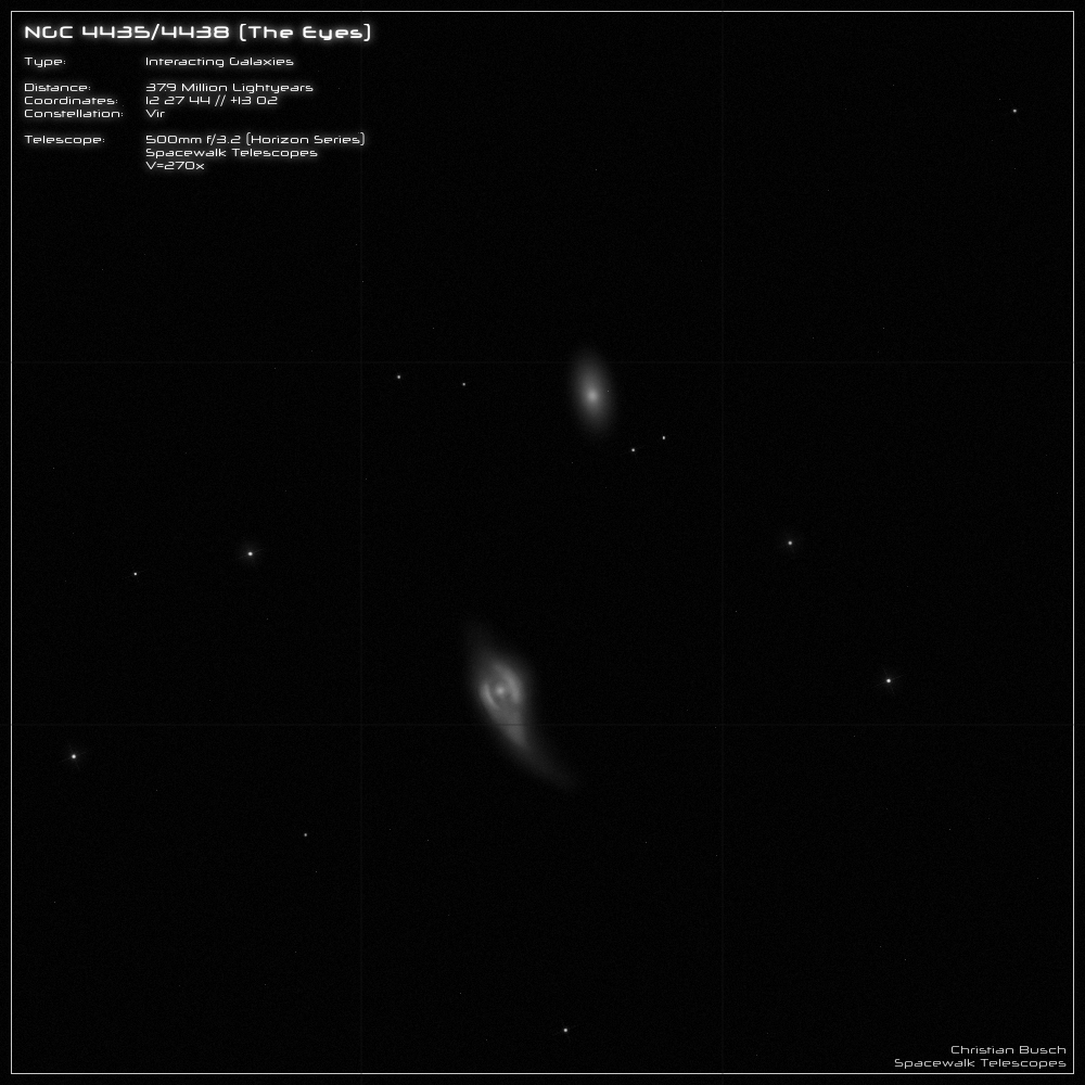 NGC 4435/38 - Interacting Galaxies (Arp 120)